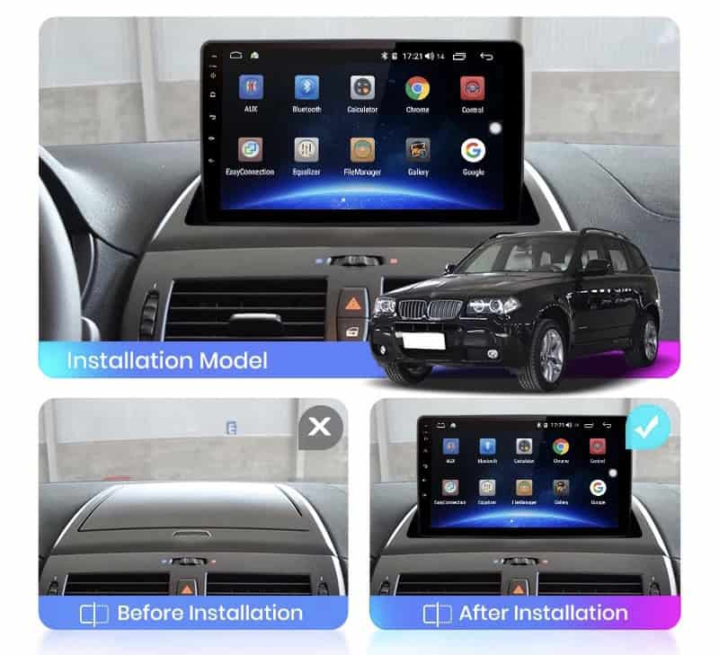 CarPlay BMW X3 E83 8core Android 10 multimedia en navigatiesysteem ...