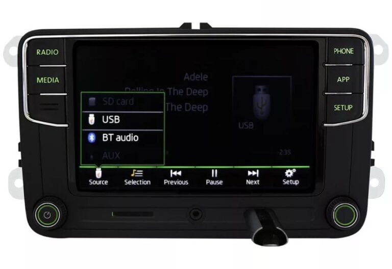 Skoda RCD330 Carplay + Android Auto autoradio Bluetooth USB AUX SD ...