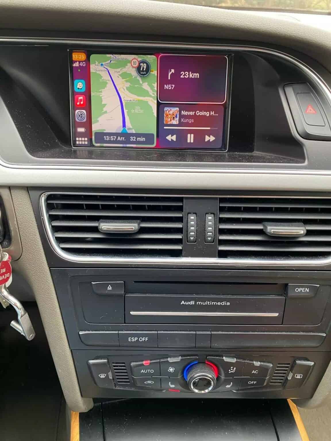 Audi A4 2008-2015 CarPlay Android auto module - NaviCenter