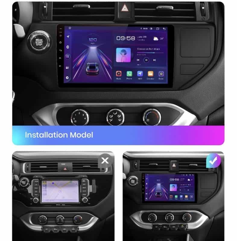 Kia Rio Android navigatie Carplay android auto